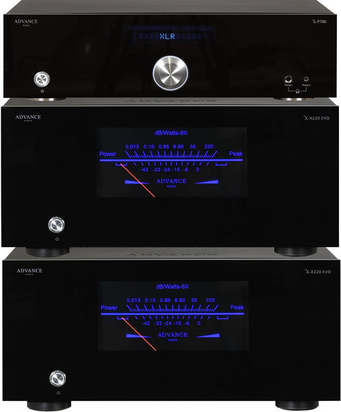 Advance Paris X-P700 + X-A220EVO - Amplis hi-fi stéréo