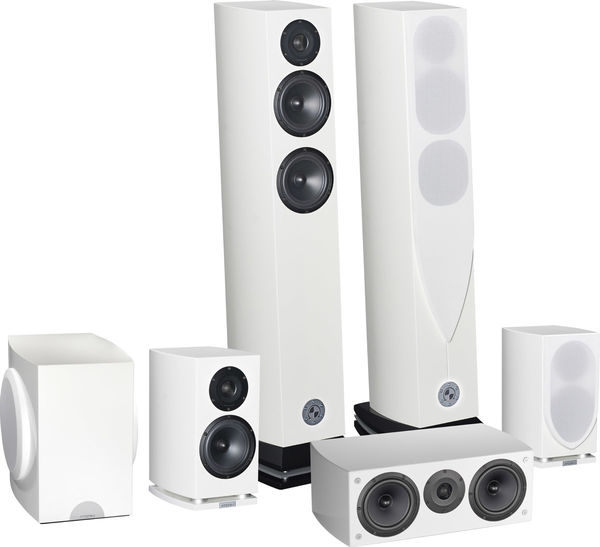 Atohm GT2-HD System 5.1 Blanc Laqué - Son-Vidéo.com