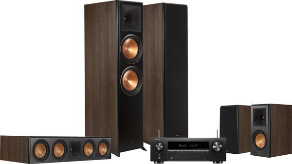 Denon AVR-X1700H DAB + RP-8000F HCM 5.0 Noyer