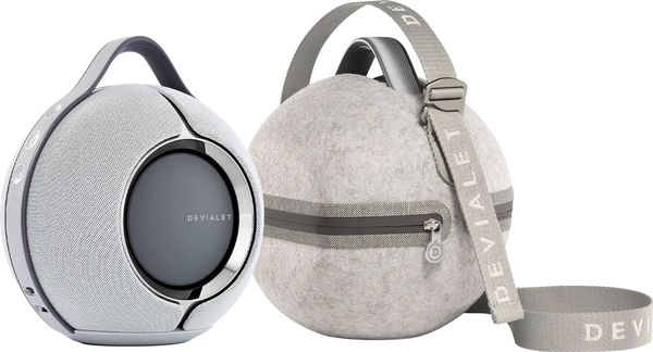 Devialet Mania 95 dB Gris clair + Cocoon - Son-Vidéo.com