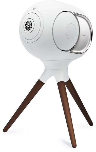 Devialet Phantom I 103 dB Chrome + Treepod Blanc mat
