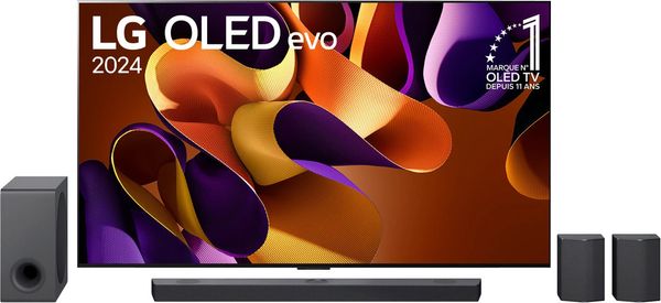 LG OLED77G4 + S95QR - TV OLED sur Son-Vidéo.com