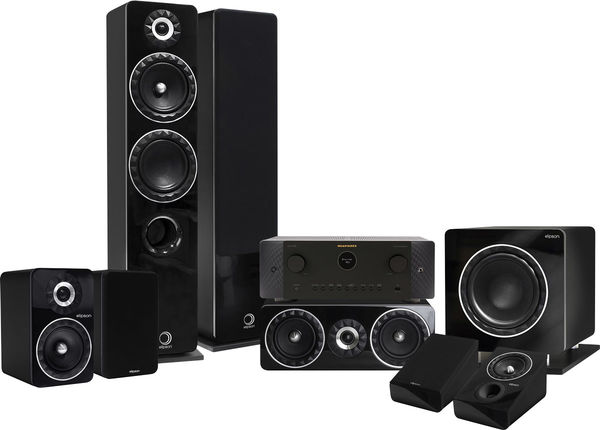 Marantz Cinema 60 DAB Noir + Prestige Facet HCM 14F 5.1.2 Noir