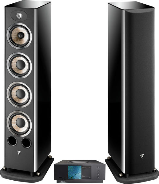 Naim Audio Uniti Atom + Aria 936 Noir laqué - Son-Vidéo.com
