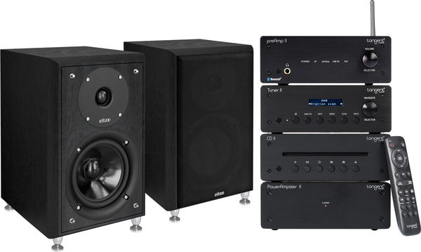 Tangent PowerAmpster II + PreAmp II + CD II + Tuner II + Monitor III Noir