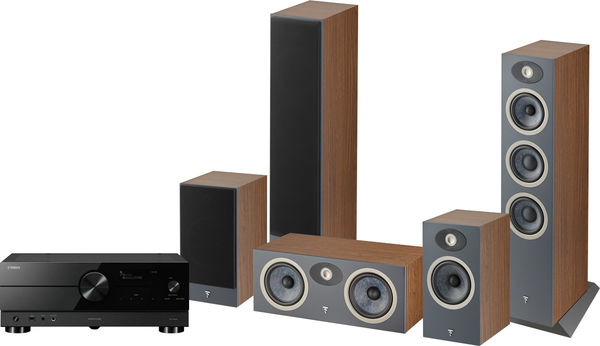 Yamaha Aventage RX-A2A + Theva N°2 System Bois foncé