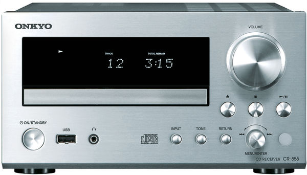 Onkyo CR-555 Silver - Amplis tuner hi-fi sur Son-Vidéo.com