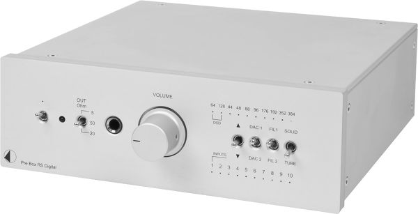 Pro-Ject Pre Box RS Digital Silver - Préamplis hi-fi