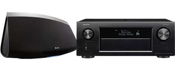 Denon AVR-X4300H Noir + Heos 7 Noir - Amplis home-cinéma
