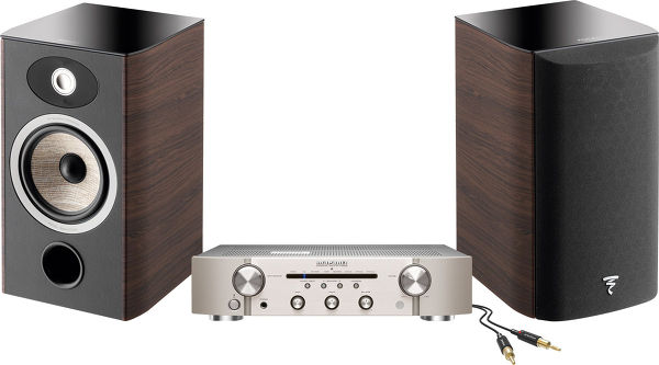 Marantz PM-6006 Silver Gold + Aria 906 Noyer Foncé