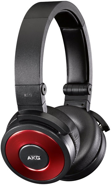 AKG K619 Rouge - Casques DJ sur Son-Vidéo.com