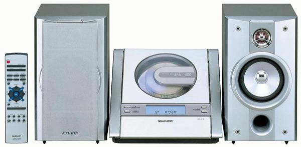 Sharp XL 1700H (Silver) - Chaînes hi-fi composées