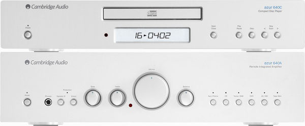 Cambridge Audio Azur 640 v2 Silver (ampli + CD)