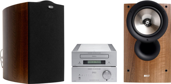 Audio Analogue Primo Settanta Rev 2.0 Silver + Primo CD Rev 2.0 Silver + iQ30 Noyer