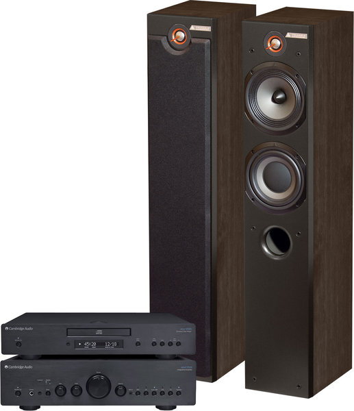 Cambridge Audio 550A Noir + 550C Noir + Kuma Wengé