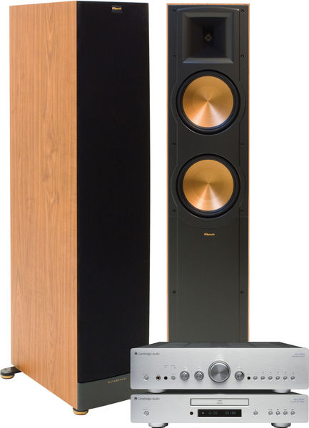 Cambridge Audio Azur 651A Silver + 651C Silver + RF-82 MKII Merisier