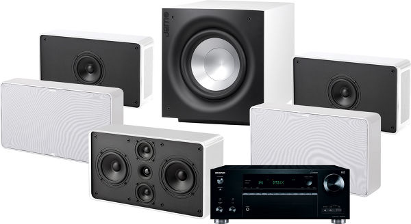 Onkyo TX-RZ710 Noir + D500PTX (THX) Blanc - Son-Vidéo.com