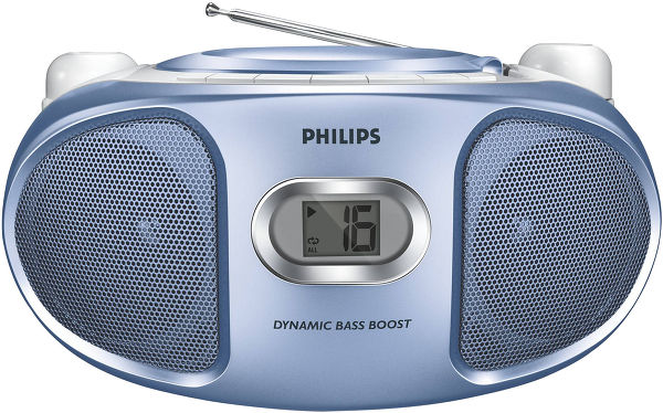 Philips AZ105 Bleu - Chaînes portables sur Son-Vidéo.com