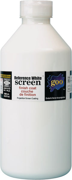 Goo Reference White Finish Coat (1 L) - Peintures pour écran