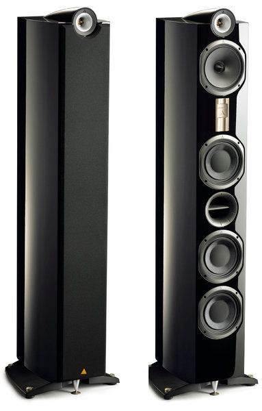 Triangle Genese Lyrr Noir laqué - Enceintes colonne