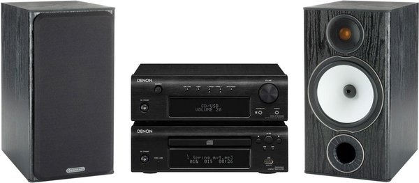 Denon D-F107 Noir + Bronze BX2 Noir - Son-Vidéo.com