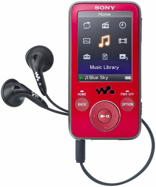 Sony NWZ-E436F 4 Go Rouge - Baladeurs audiophiles