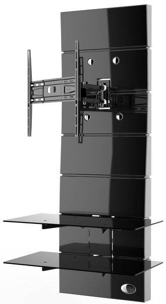 Meliconi Ghost Design 3000 R Noir - Meubles TV avec support