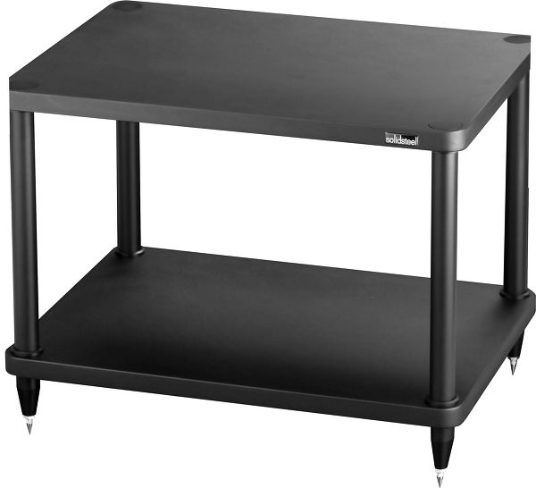 Solidsteel S3-2 Noir - Meubles hi-fi sur Son-Vidéo.com