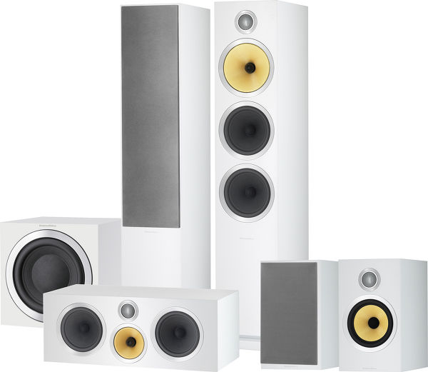 B&W CM9 S2 Theatre 5.1 Blanc - Son-Vidéo.com