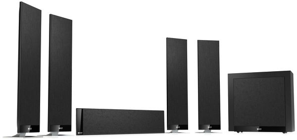 KEF T305 Noir - Packs enceintes compactes sur Son-Vidéo.com