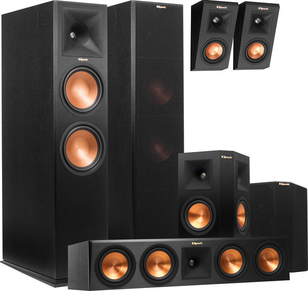 Klipsch RP-280 Atmos System 5.0.2 Noir - Son-Vidéo.com