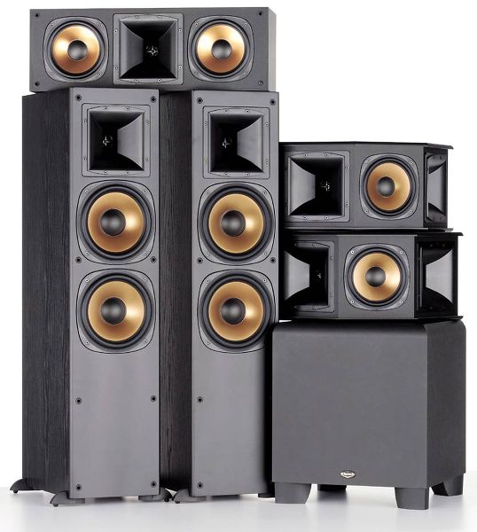 Klipsch Pack RF3 (5.0 merisier) - Son-Vidéo.com