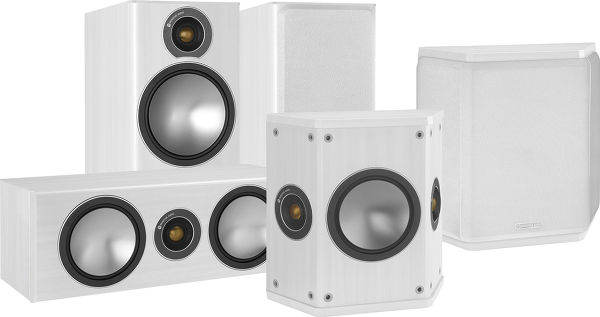 Monitor Audio Bronze 2 HC 5.0 Blanc - Son-Vidéo.com