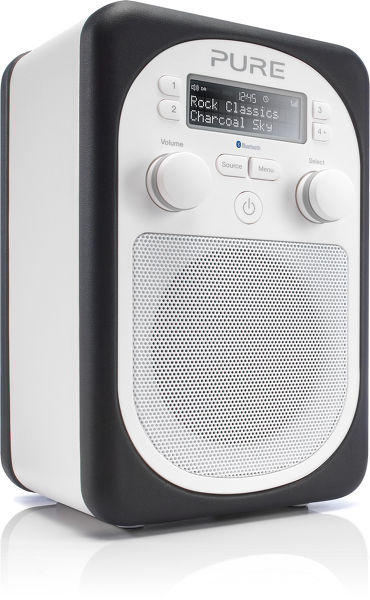 Pure Evoke D2 Mio Bluetooth Noir (Charcoal) - Radios réveils