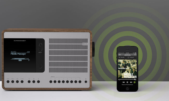 Revo SuperConnect Noyer/Noir - Radios Internet