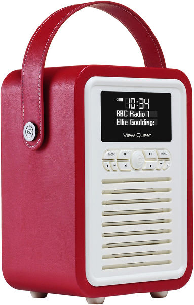 View Quest Retro Mini Rouge - Radios réveils sur Son-Vidéo.com