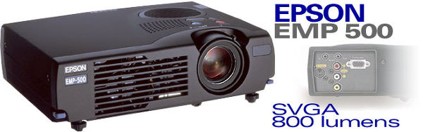 Epson EMP 500 - Vidéoprojecteurs sur Son-Vidéo.com