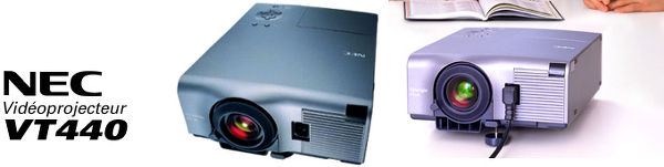 Nec VT 540 + Game Cube - Vidéoprojecteurs sur Son-Vidéo.com